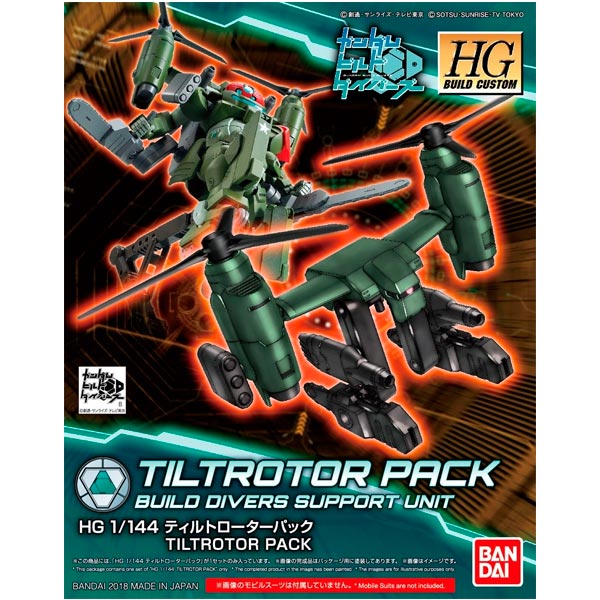 BANDAI HG SET TILTROTOR PACK – IRION Juguetería