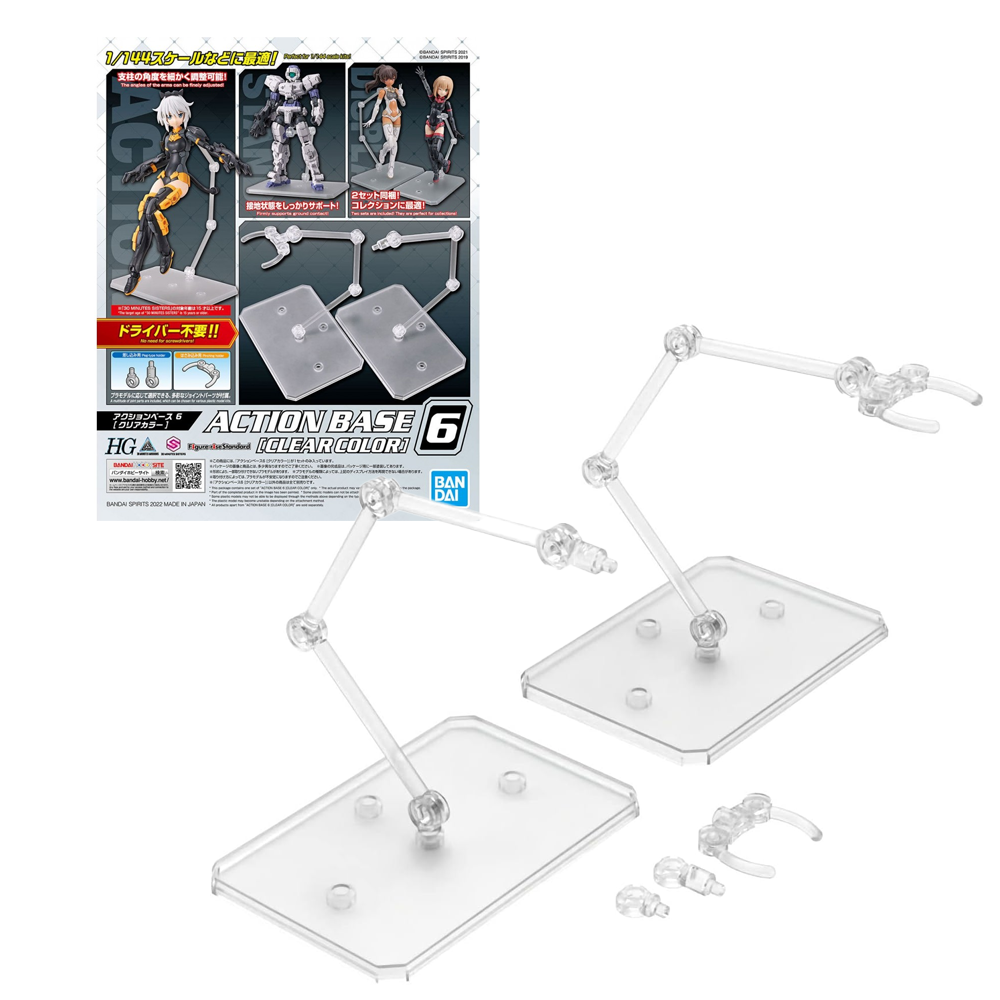 BANDAI ACTION BASE 6 CLEAR – IRION Juguetería