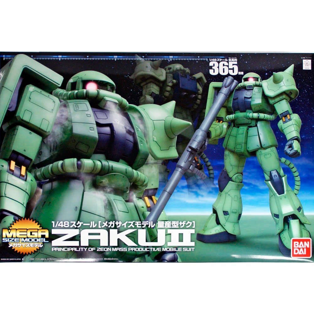 BANDAI MEGA SIZE MODEL MOBILE SUIT ZAKU II – IRION Juguetería