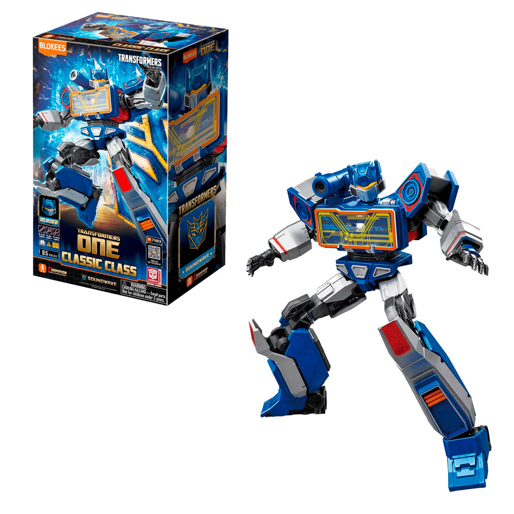 TRANSFORMERS CLASSIC CLASS 17 SOUNDWAVE BLOKEES – IRION Juguetería