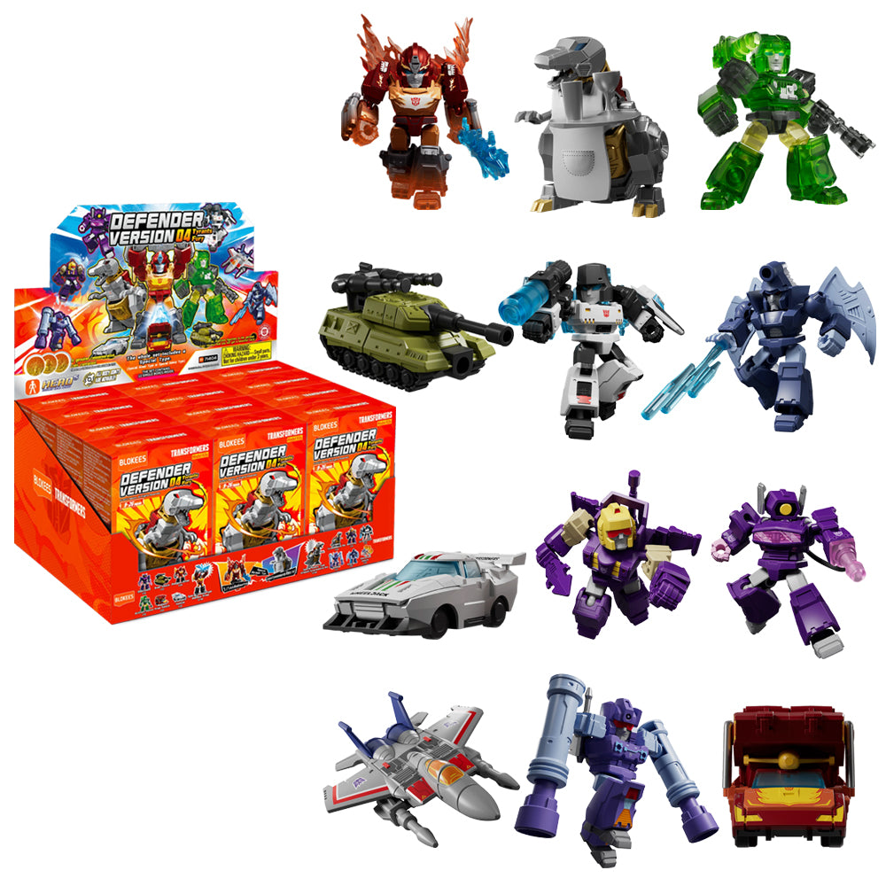 TRANSFORMERS DEFENDER VERSION 04 SORPRESAS (1U) BLOKEES – IRION Juguetería