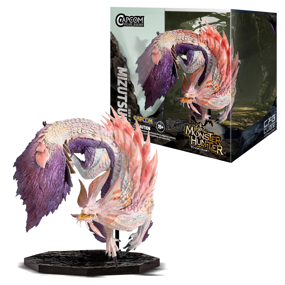 FIGURA MONSTER HUNTER CUBE BUBBLE FOX WYVERN MIZUTSUNE – IRION Juguetería