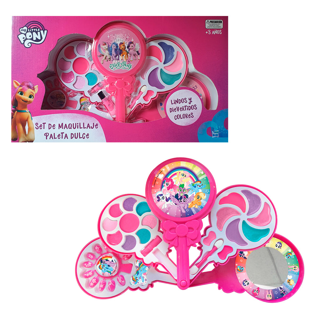 MY LITTLE PONY SET DE MAQUILLAJE PALETA DULCE – IRION Juguetería