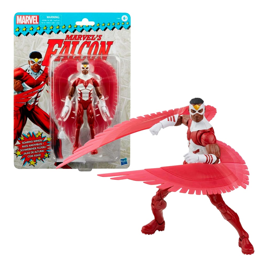 MARVEL LEGENDS RETRO FALCON – IRION Juguetería