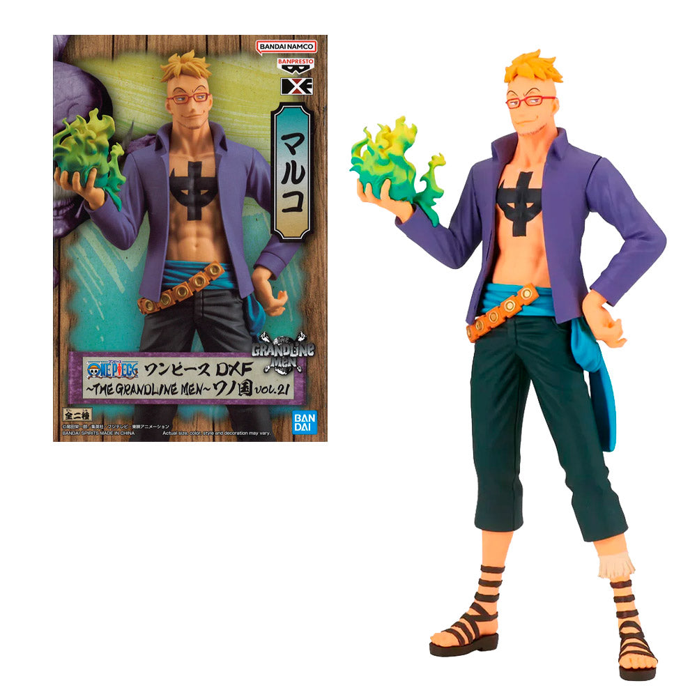 FIGURA MARCO ONE PIECE THE GRANDLINE MEN WANOKUNI | BANPRESTO – IRION ...