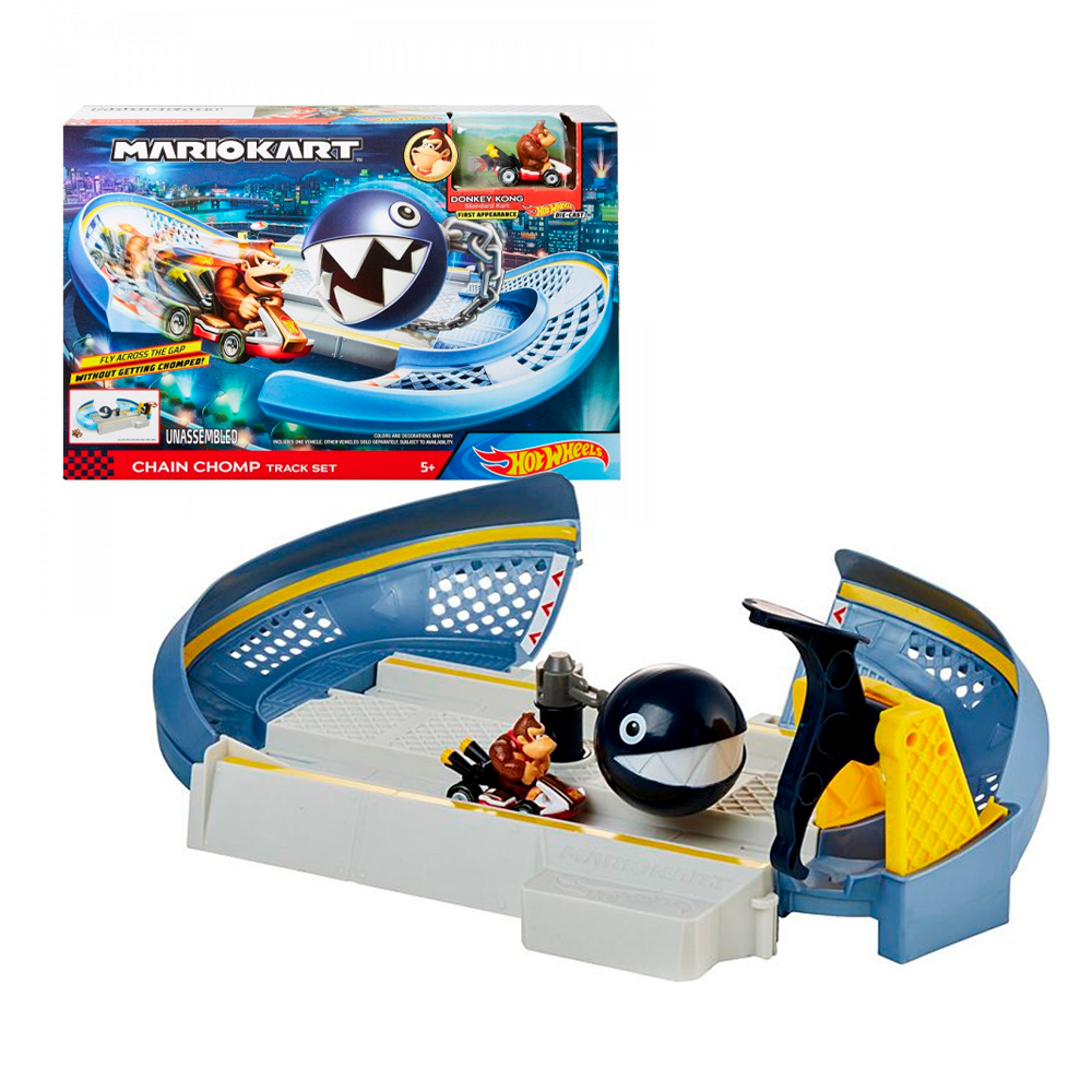 MARIOKART PISTA DONKEY KONG MORDIDA CHAIN CHOMP - MATTEL – IRION Juguetería