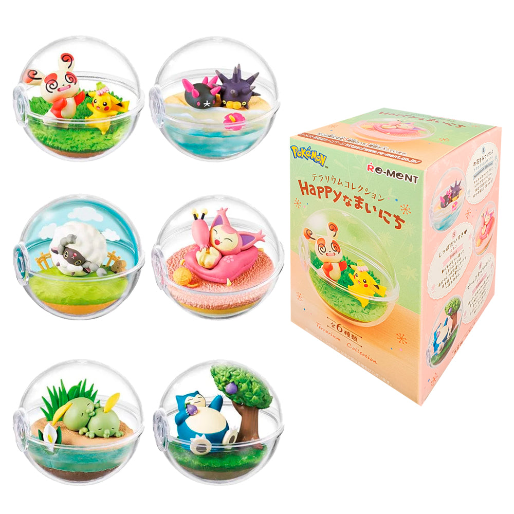 SORPRESA POKEMON TERRARIUM COLLECTION HAPPY DAYS (1UN) | RE-MENT ...