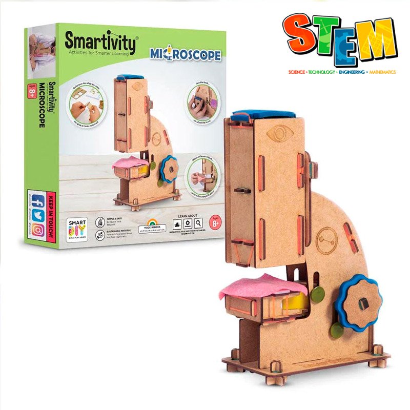 PUZZLE 3D MICROSCOPIO STEM (116 PIEZAS) – IRION Juguetería